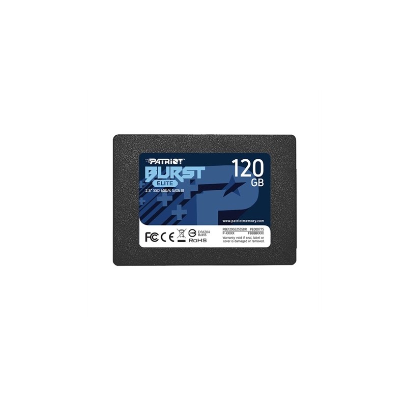 SSD-SOLID STATE DISK 2.5" 120GB SATA3 PATRIOT PBE120GS25SSDR BURST ...