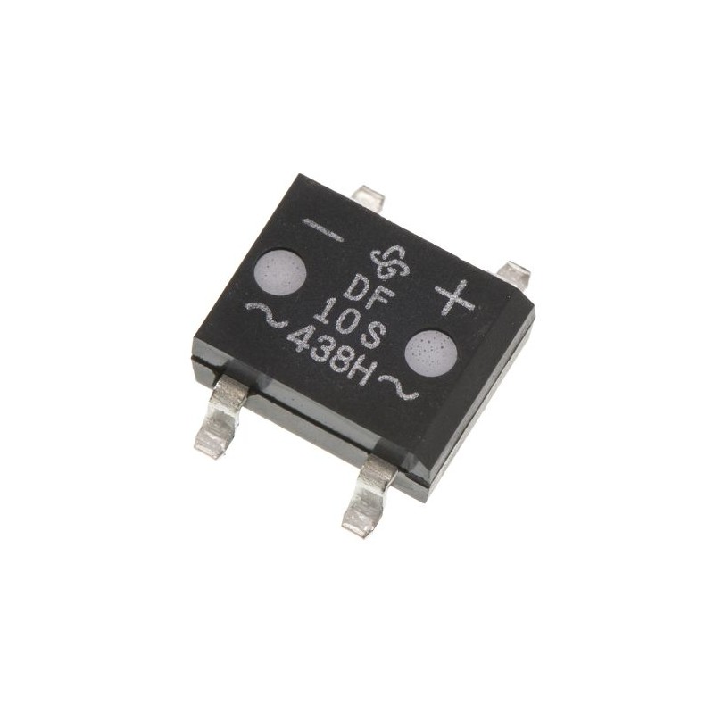 DF10S BRIDGE RECTIFIER, 1A, 1000V TYP:DF10S SMD