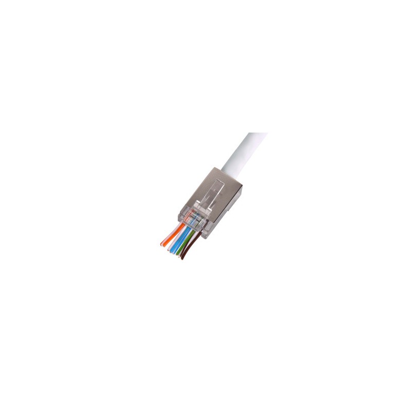 QCRJ45 CAT6 U-FTP 10 Quick connect U-FTP CAT6 data connector RJ45 ...