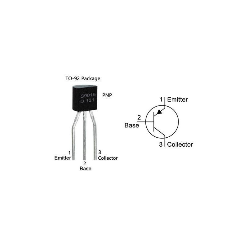 TRANSISTOR PNP 45V 0.1A TO 92