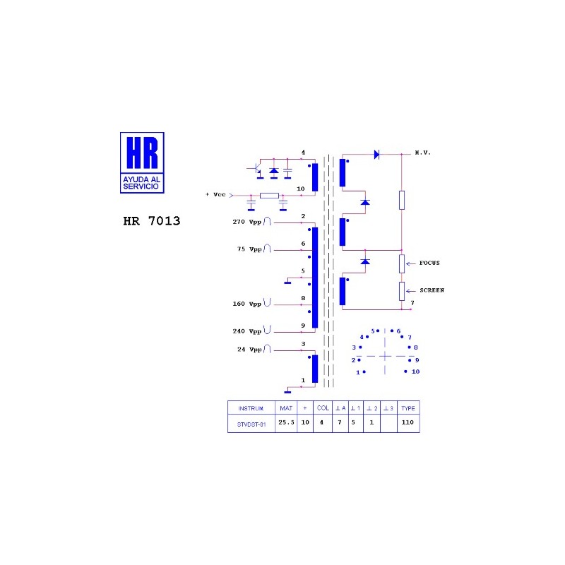 HR7013 TRASFORMATORE EAT