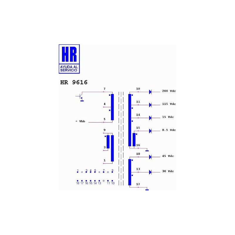 HR9616 TRASFORMATORE SWITCH
