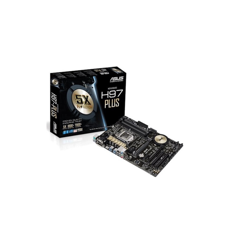 MB ASUS H97-PLUS LGA1150 H97 4D3DC-1600 VGA HDMI-DVI D-RGB